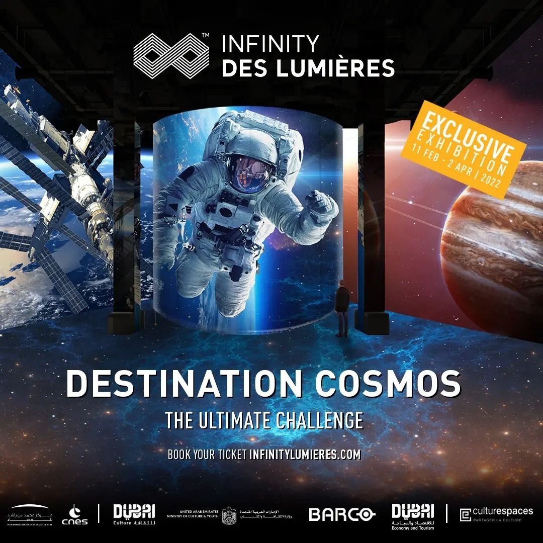 All You Need to Know About ﻿Infinity des Lumieres' Space-Themed Art ...