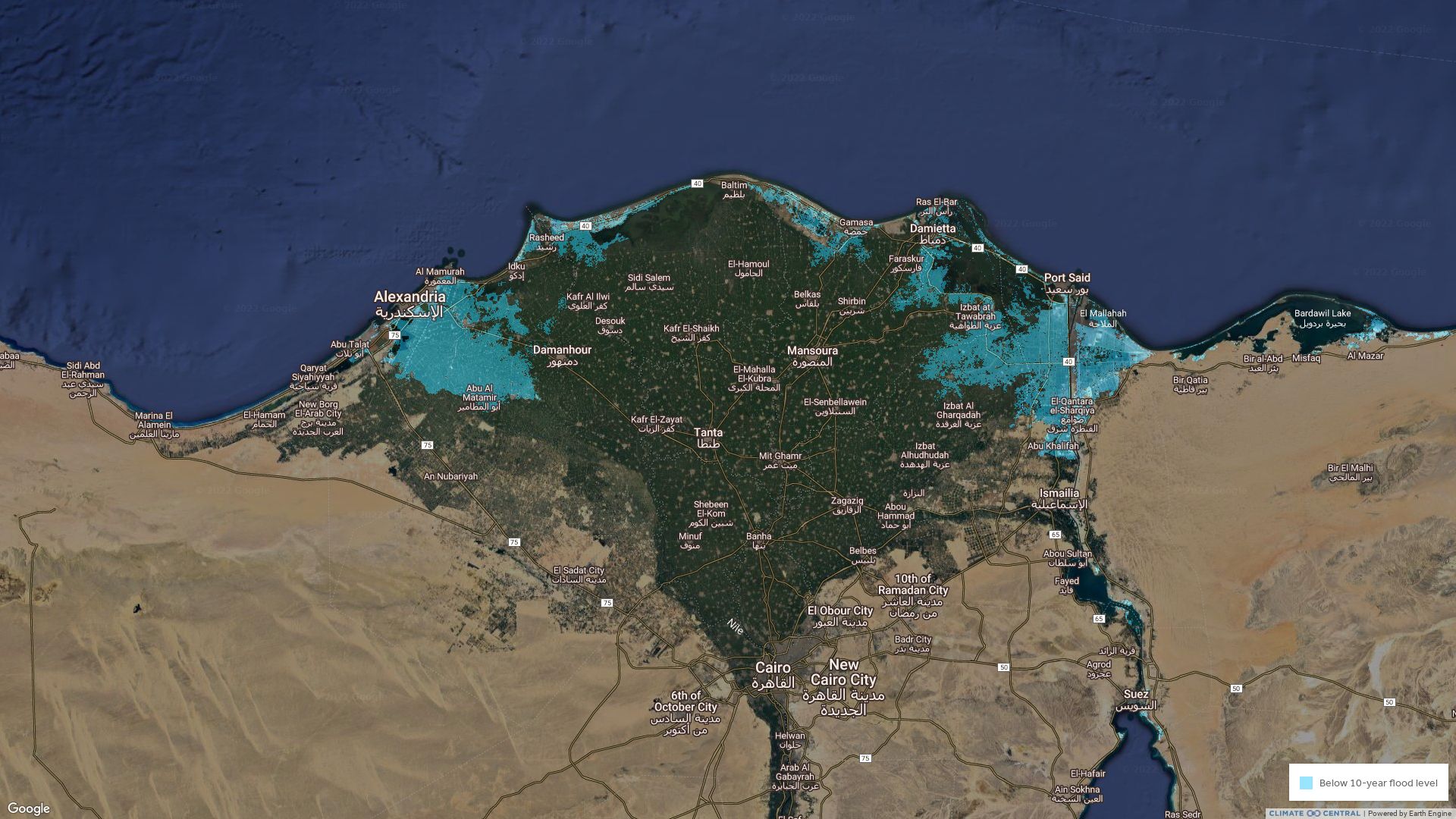 The Sinking Cities of the Middle East: Climate Change and Rising Sea ...