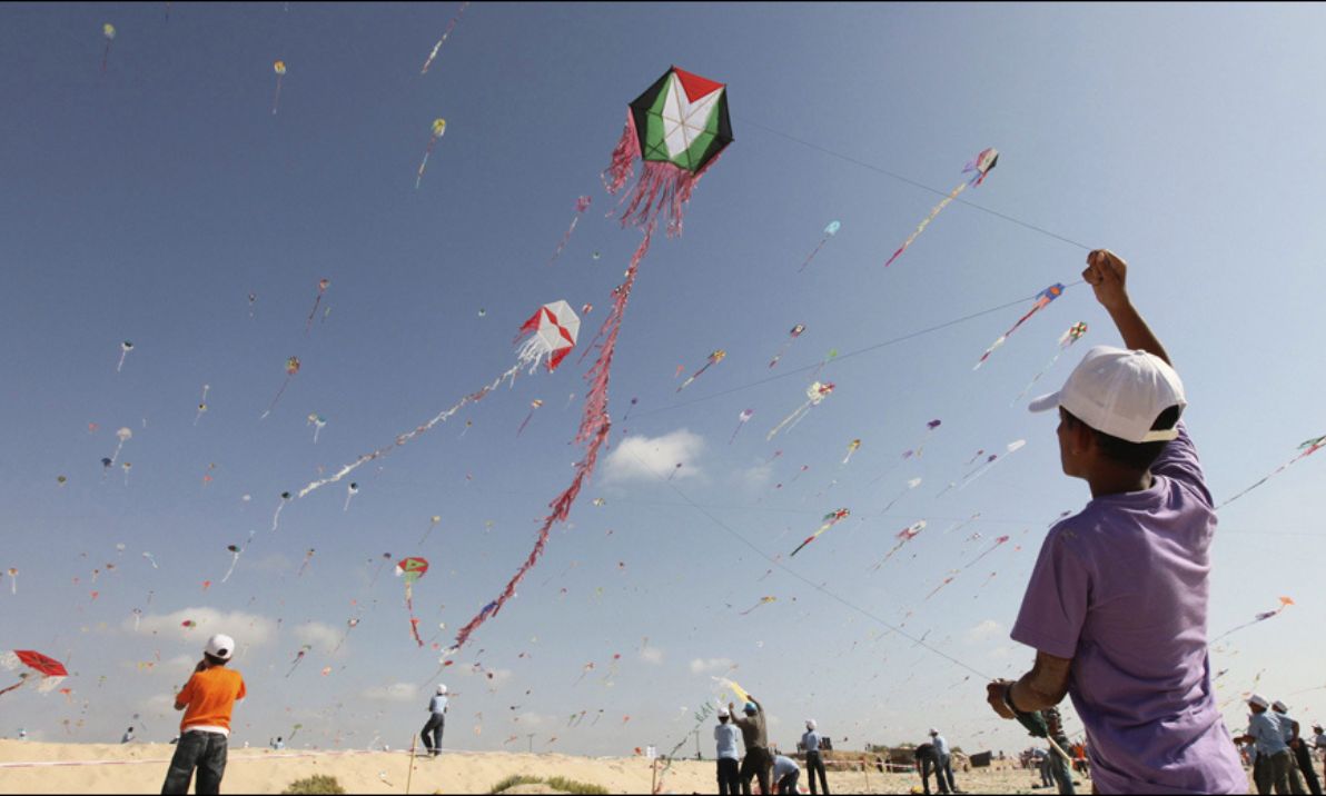 Jan 14: Painting Skies With Palestinian Flag Kites - Scoop Empire
